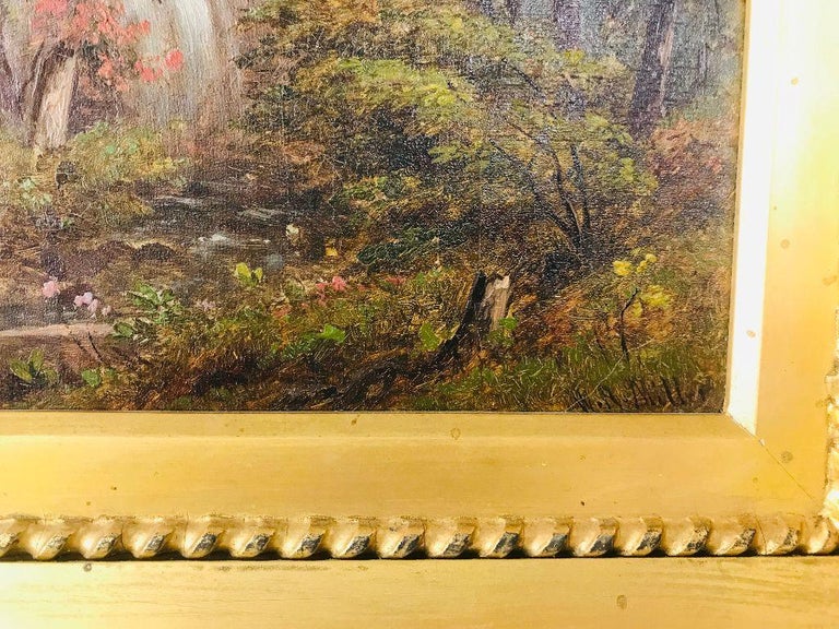 William R. Miller 19th Century "Britton's Mill", Staten Island Oil on ...