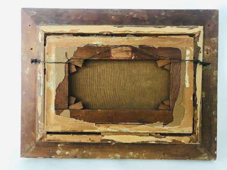 William R. Miller 19th Century "Britton's Mill", Staten Island Oil on ...