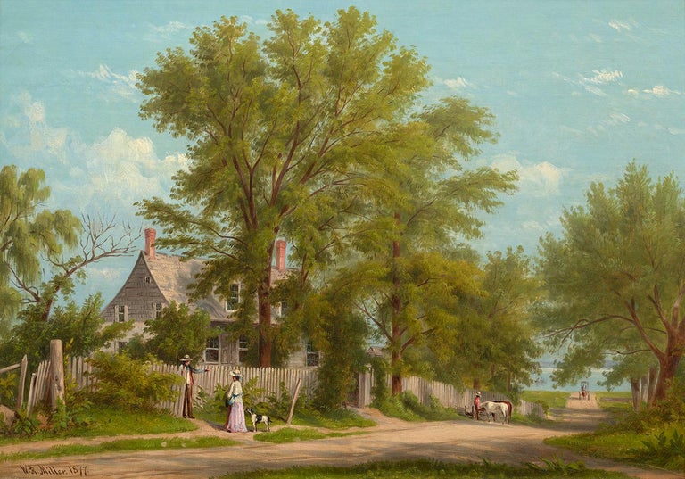 William Rickarby Miller - The Rapelye Homestead, Bowery Bay, Long ...