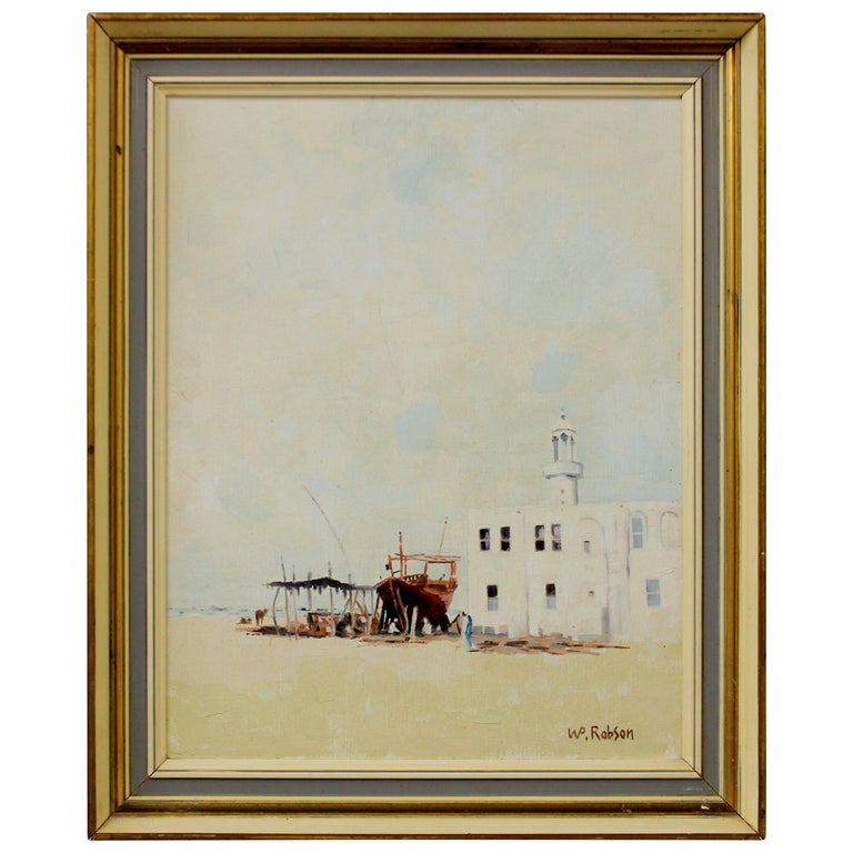 William Robson, Dock Watercolour Painting at 1stDibs