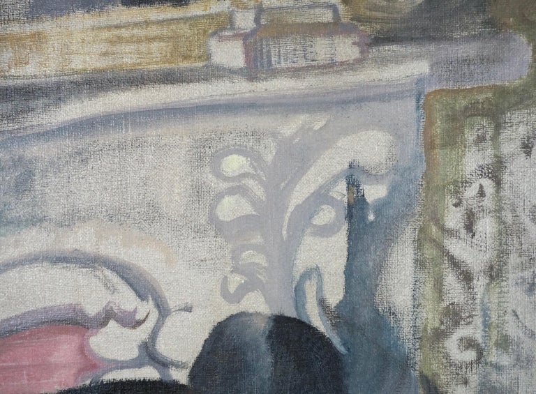 William Ross Shattuck 'American 1895- 1962' Oil on Canvas of a Young ...