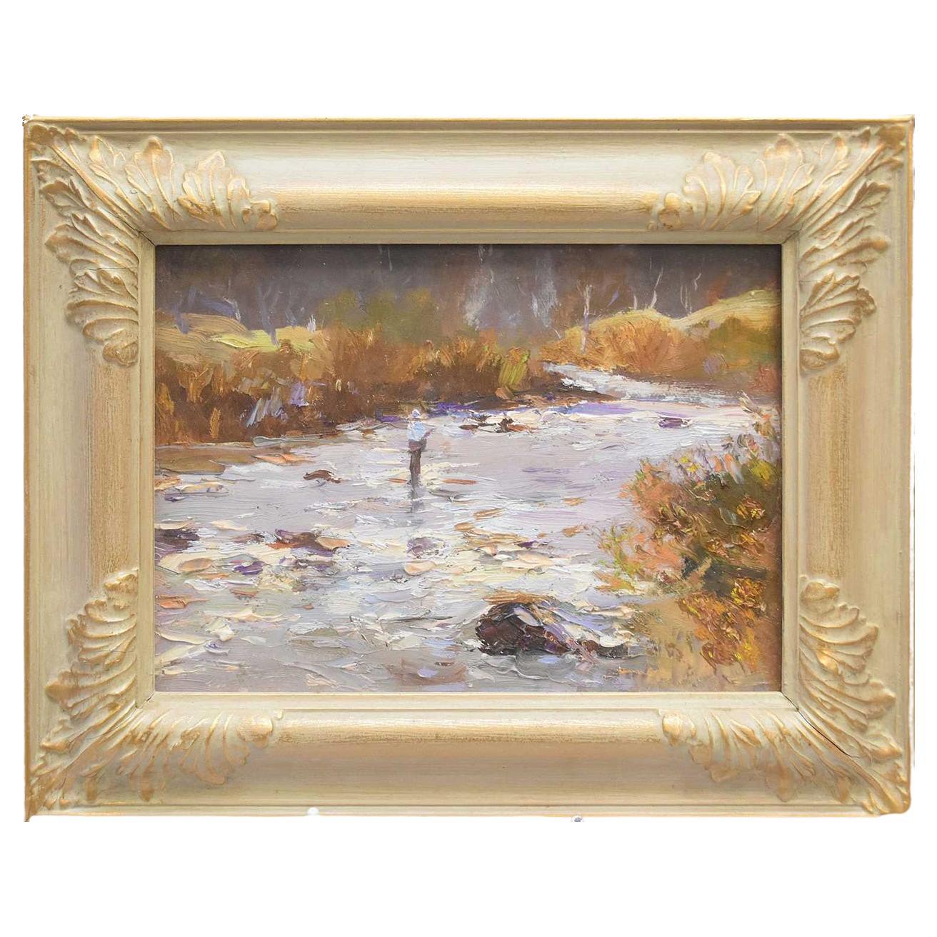 William Rubery Bennett 'Australian' Set of Three Oil Paintings on Board ...