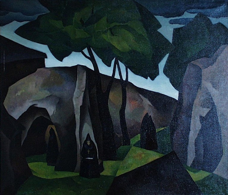 William S. Schwartz - The Old Monastery Wall For Sale at 1stDibs