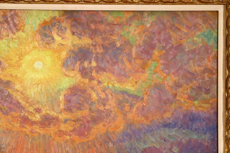 William Samuel Horton - Winter Sun - Gstaad - Impressionist Oil, Winter ...