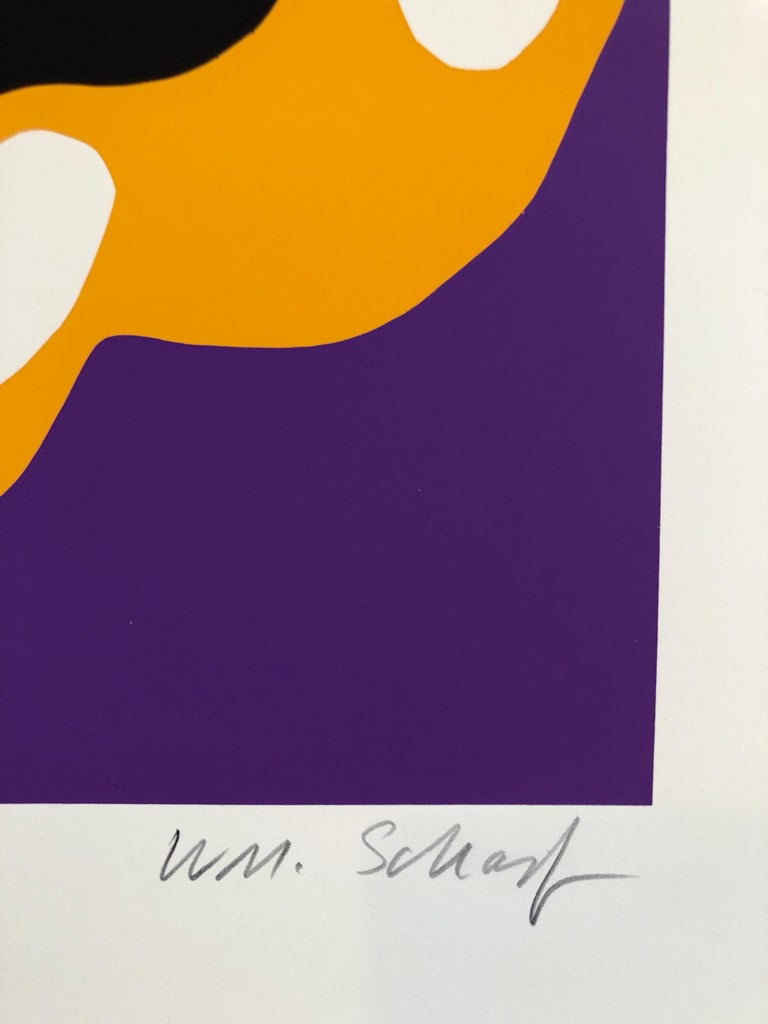 William Scharf - Bright Vibrant Pop Art Silkscreen NYC Abstract ...