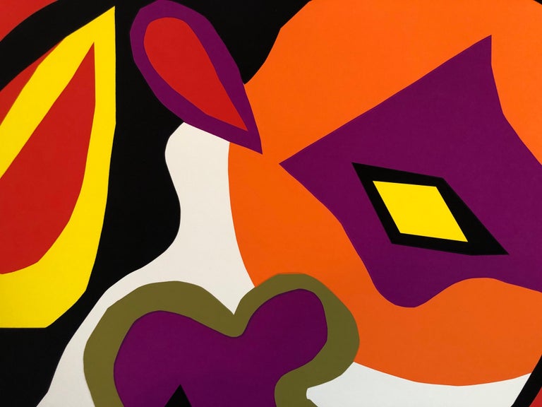 William Scharf - Bright Vibrant Pop Art Silkscreen NYC Abstract ...