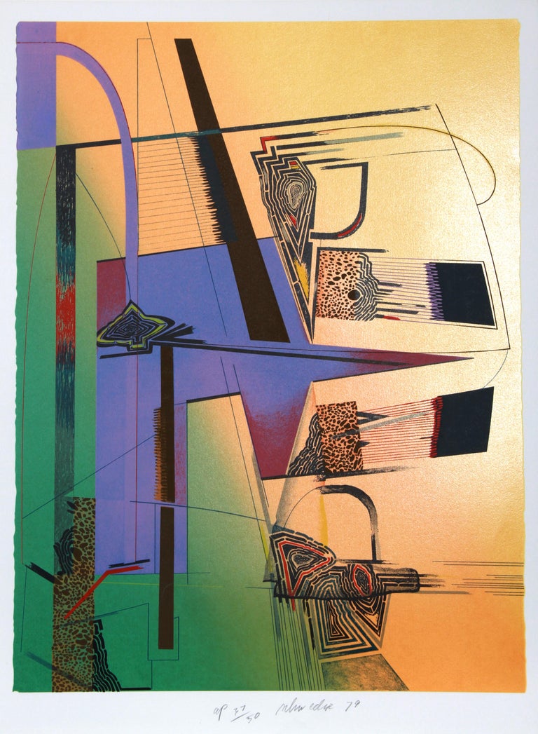 William Schwedler - Sheer Numbers, Screenprint by William Schwedler For ...