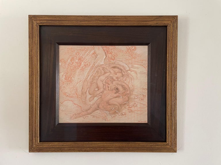 William Shackleton - Study for The Song of Evening - British Symbolist ...