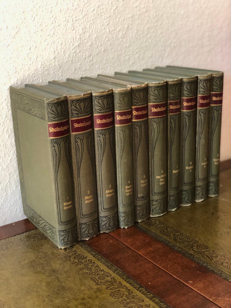 William Shakespeare Dramatic Works, Complete 10 Volumes, Leipzig and ...
