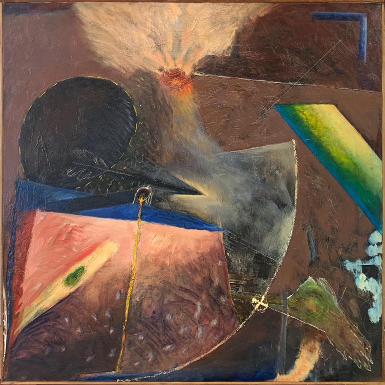 William Shields - 1994 "Rosewood Express" Abstract Bill Shields Chicago ...