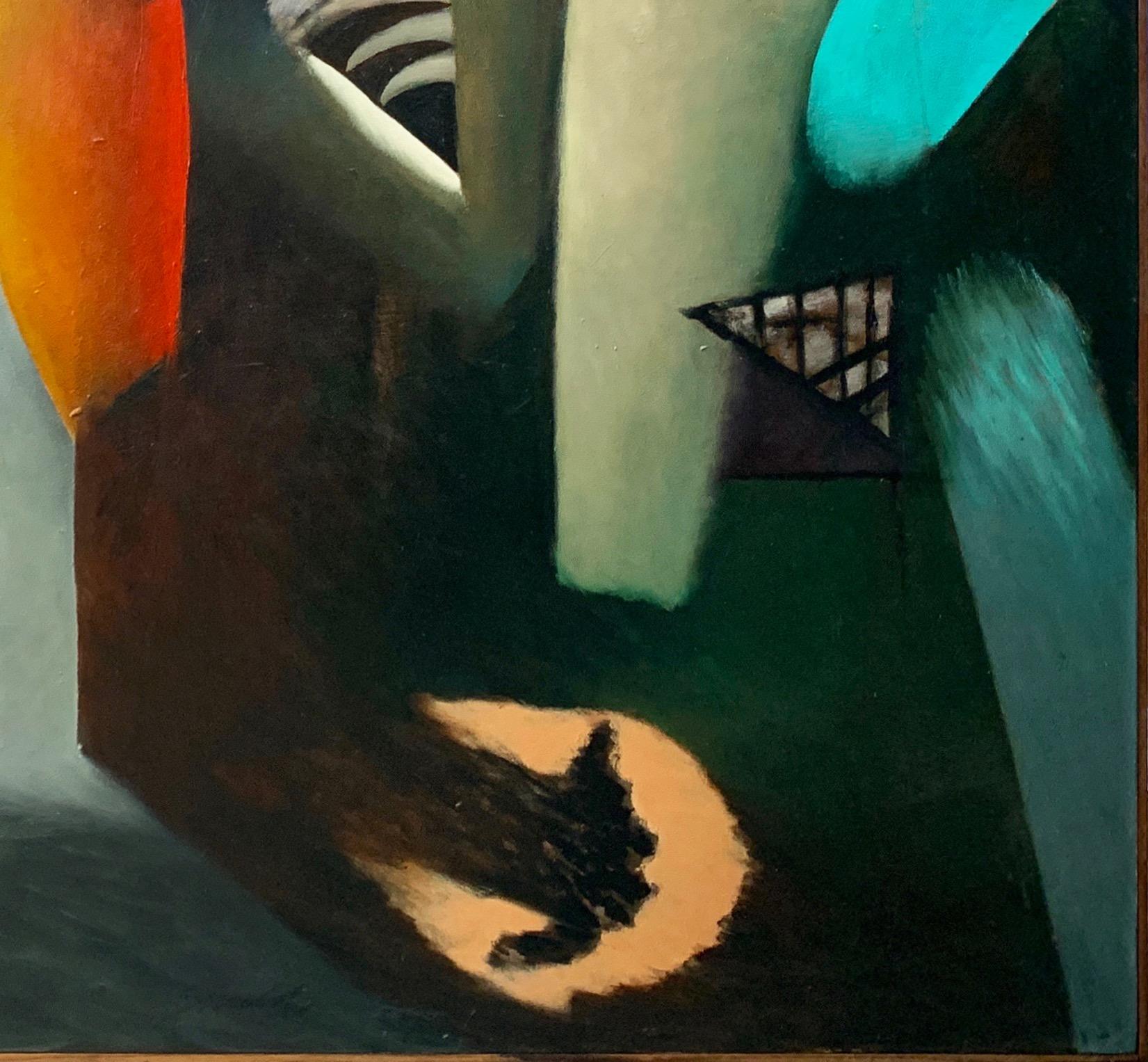 William Shields - 1994 "Vivid Memories" Abstract Oil Painting on Canvas ...