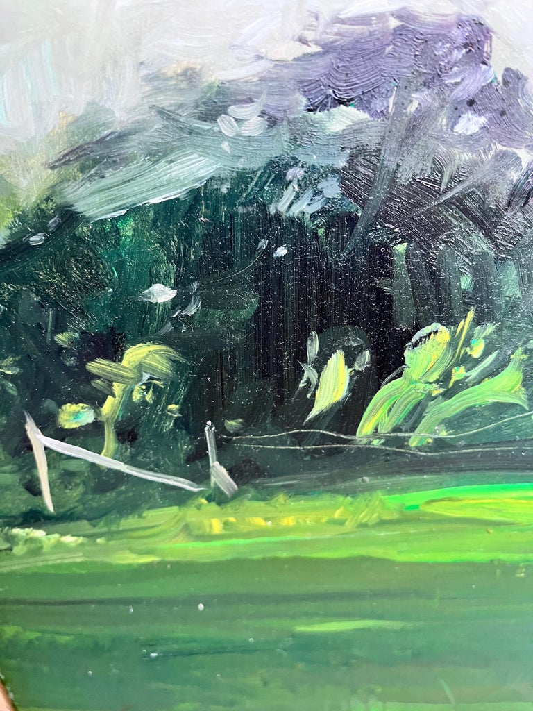 William Shields - "Green Landscape" Realist Oil on Canvas Award Winning ...