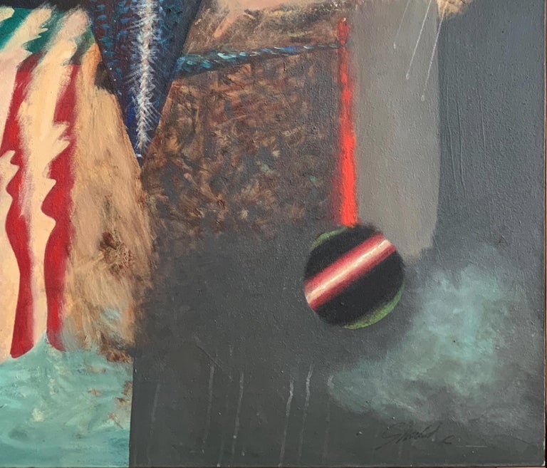 William Shields - "Nightmare at Baskin Robbins" Abstract Oil Painting ...