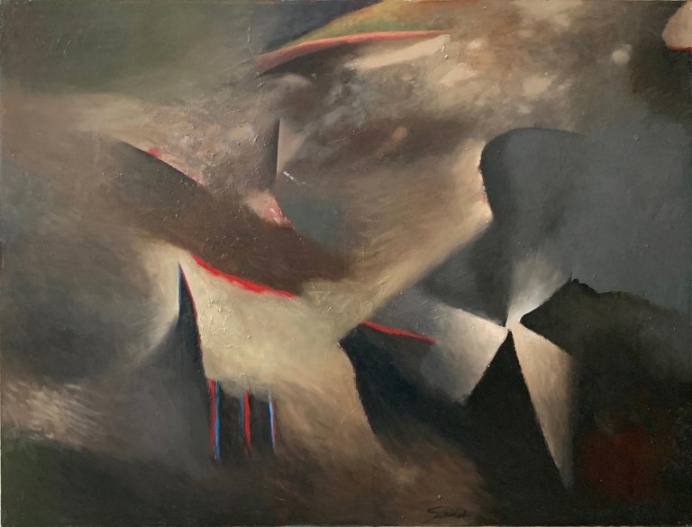 William Shields - "The Manifestation" Abstract Oil Painting on Canvas ...