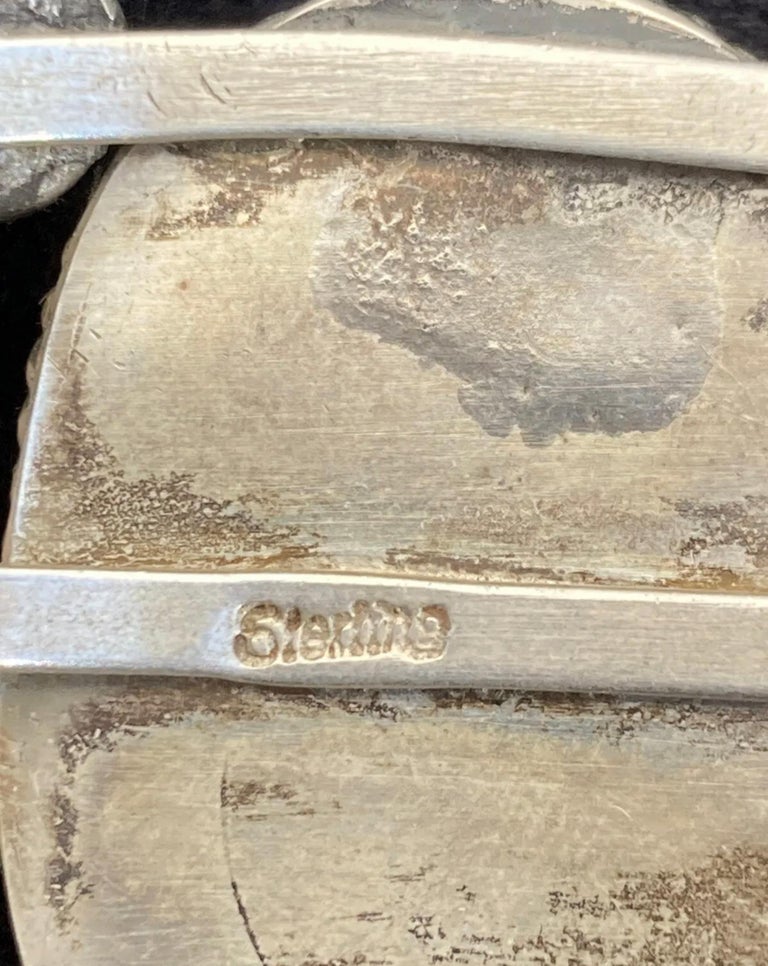 William Singer White Buffalo Turquoise Sterling Silver Cuff For Sale at ...