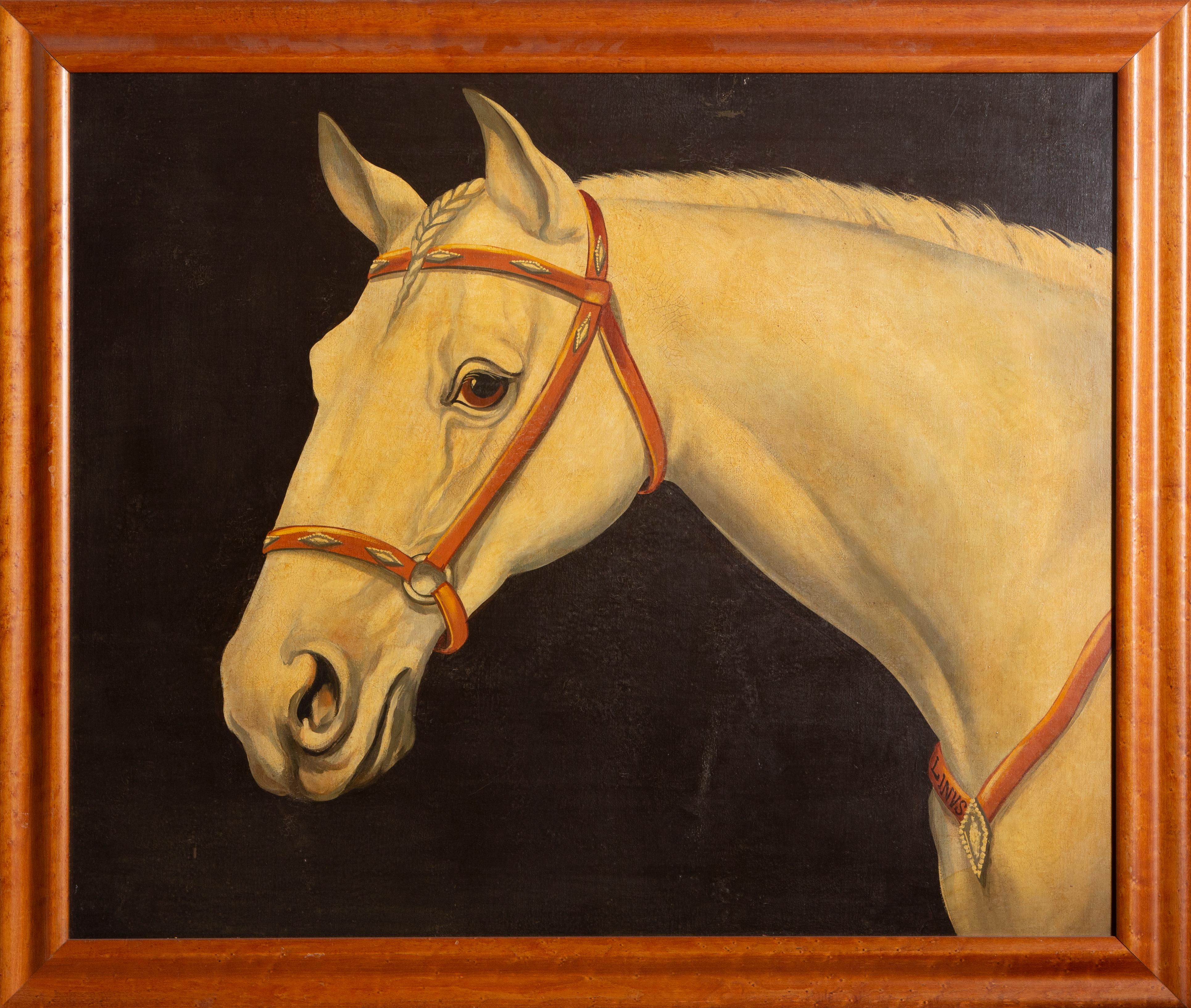 William Skilling Linus The Horse Realist Oil Painting By William William Skilling Linus The Horse Realist Oil Painting By William