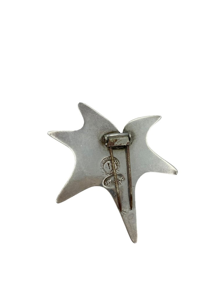 William Spratling Conch Shell Earrings Pin Brooch Set 980 Silver ...