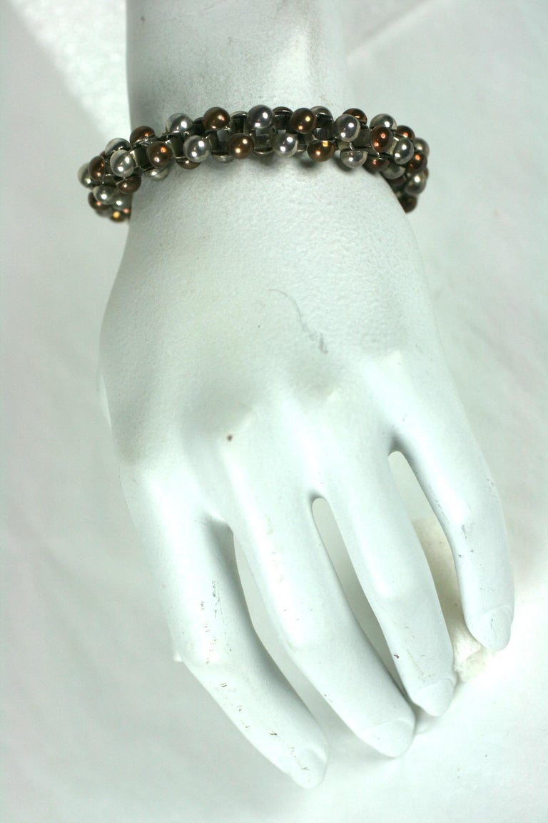 William Spratling Copper and Sterling Link Bracelet For Sale at 1stDibs