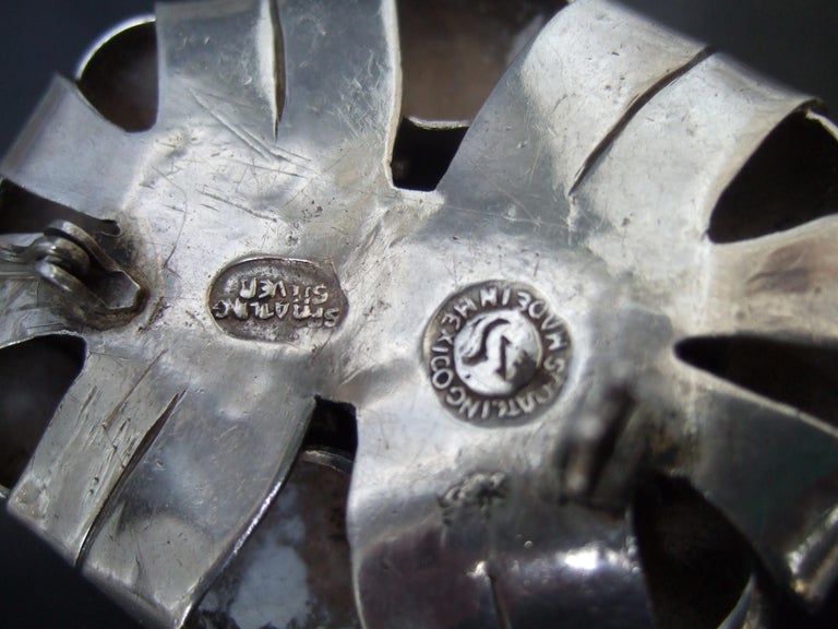 William Spratling Rare Early Sterling Silver Wood Design Artisan Brooch ...