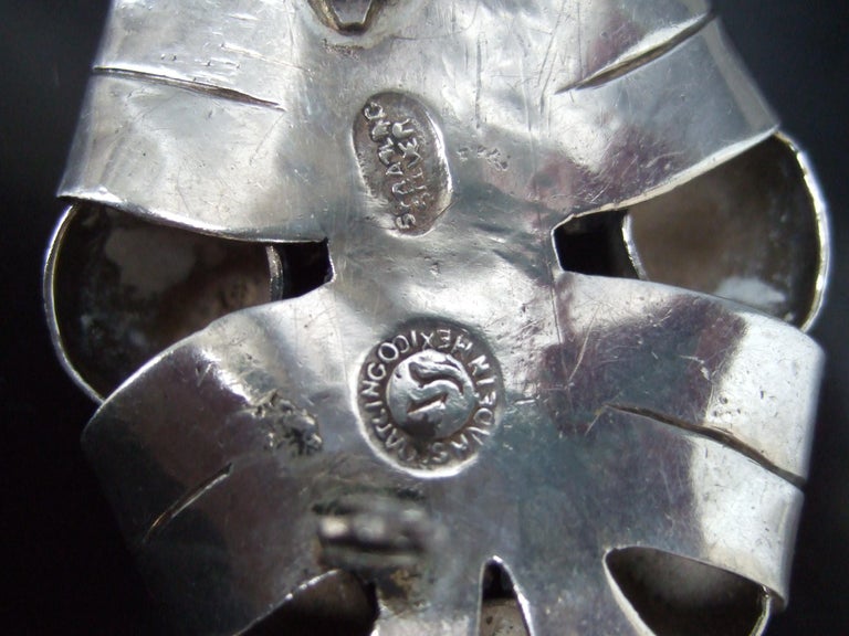 William Spratling Rare Early Sterling Silver Wood Design Artisan Brooch ...