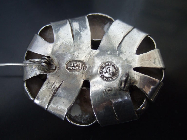 William Spratling Rare Early Sterling Silver Wood Design Artisan Brooch ...