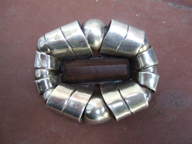 William Spratling Rare Early Sterling Silver Wood Design Artisan Brooch ...