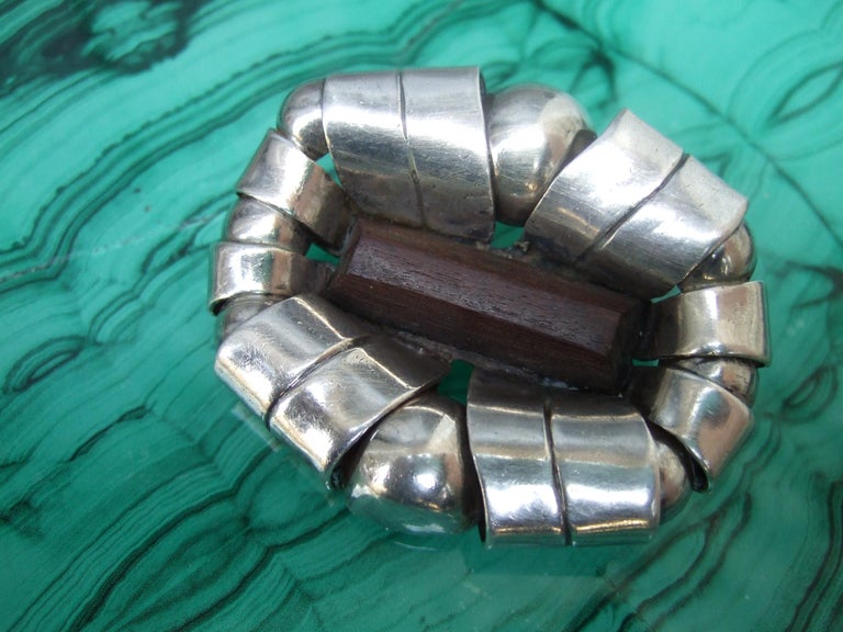 William Spratling Rare Early Sterling Silver Wood Design Artisan Brooch ...