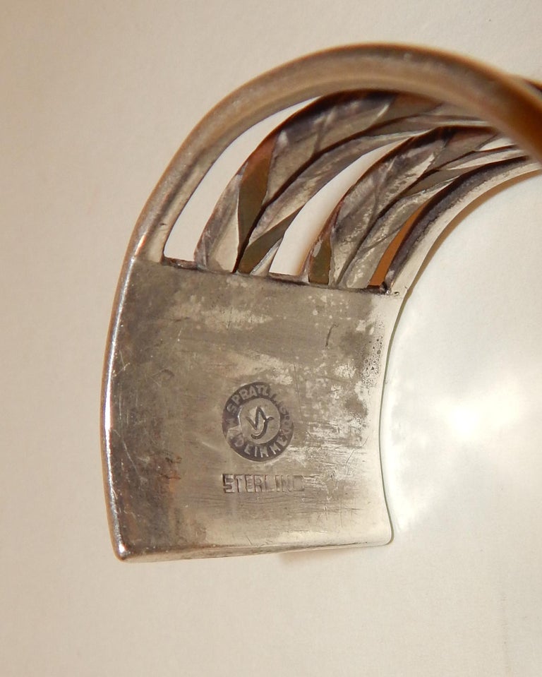 William Spratling Taxco Mexican Silver and Copper Cuff Bracelet ...