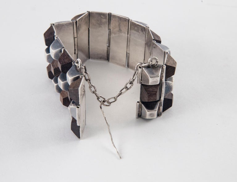William Spratling Taxco Sterling Silver and Ebony Bracelet, 1940 at ...