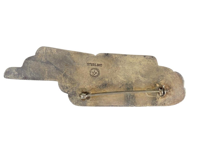 William Spratling Amethyst Silver Parrot Pin Brooch Vintage Taxco ...