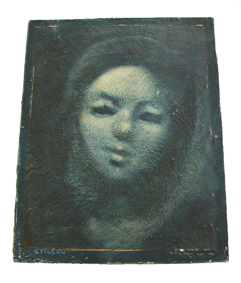 William Stilson, Mid-Century American Framed Portrait Painting, circa ...