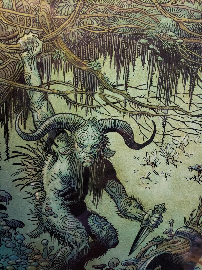 William Stout - The Faun For Sale at 1stDibs