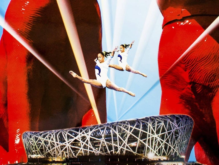 William Sweetlove - Olympic Stars Between Cloned Rabbits - Original ...