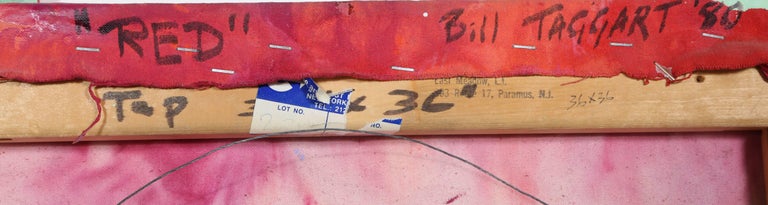 William Taggart - Red, Colorful Abstract Wall Sculpture For Sale at 1stDibs