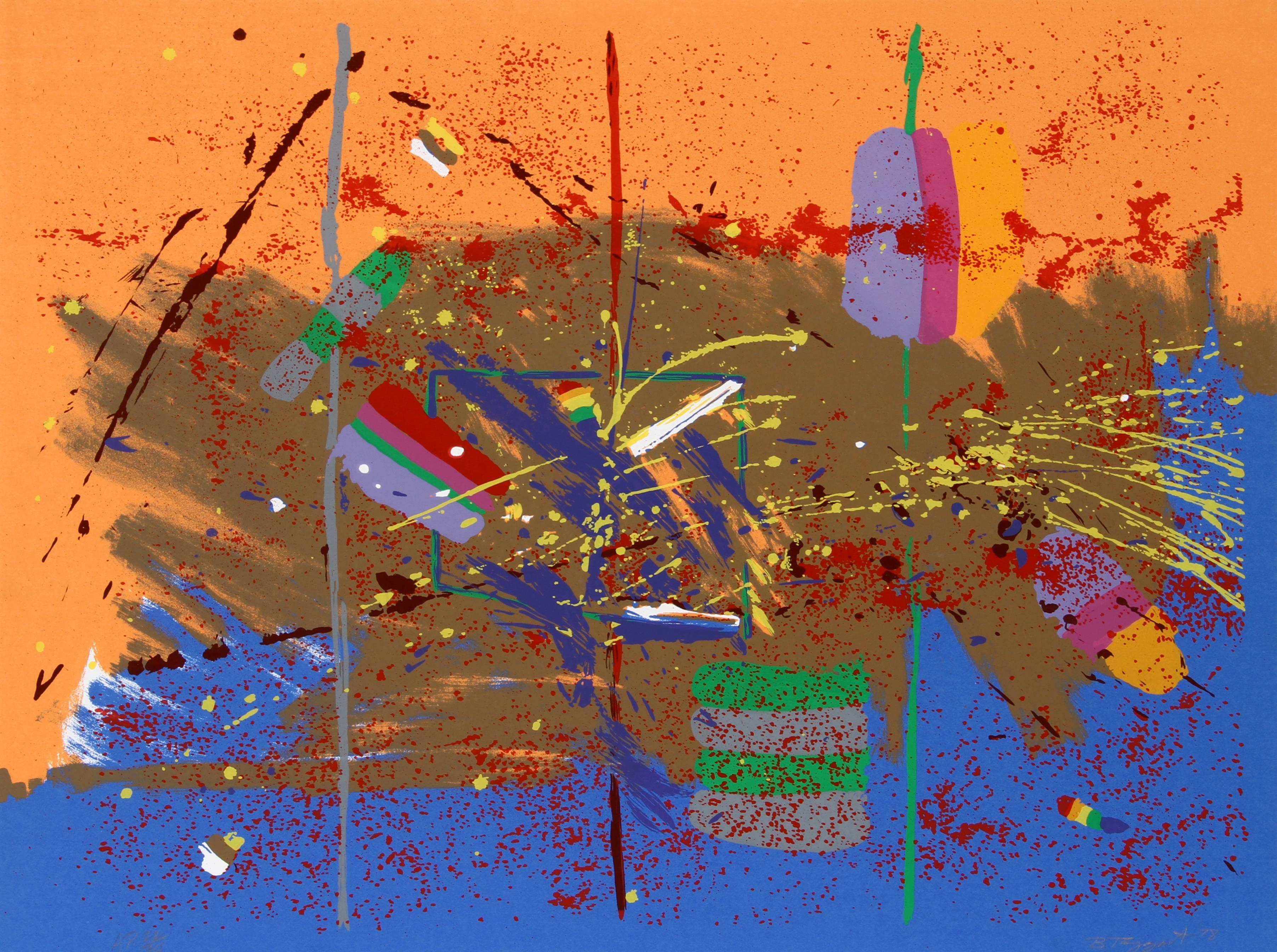 William Taggart - A New Deal, Abstract Serigraph by Bill Taggart For ...
