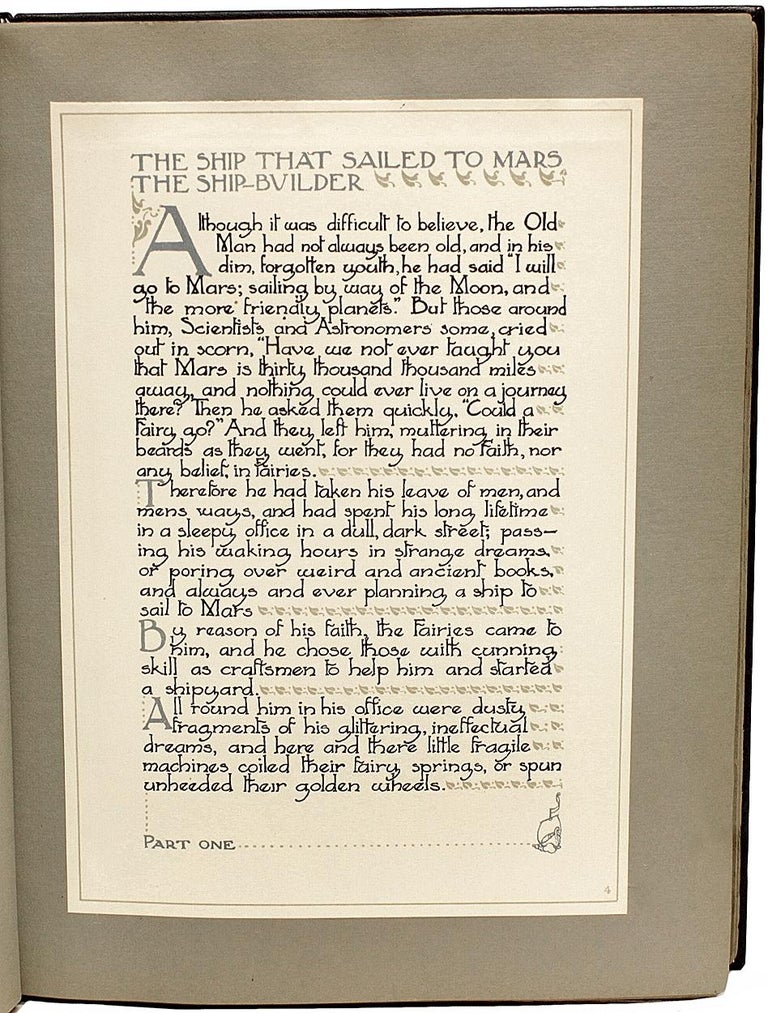 William Timlin. The Ship That Sailed to Mars. 1st Ed of the Author's ...