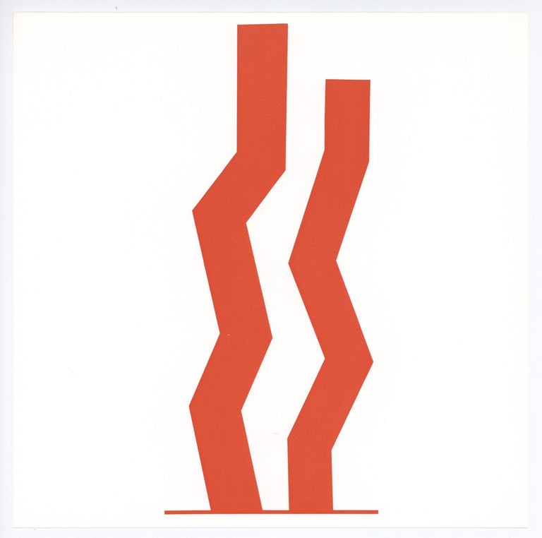 "Double Red" serigraph For Sale at 1stDibs