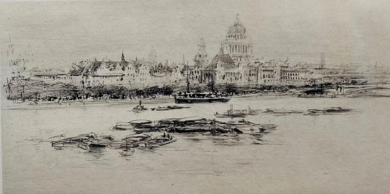 William Walcot R. E. Hon. R. I. B. A. - The Thames from Waterloo. For ...
