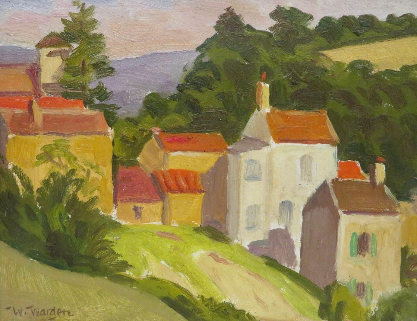 William Warden - Original post impressionist oil painting France ...