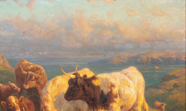 William Watson - On The Cliffs, Lands End, Cornwall, 1908 - William ...
