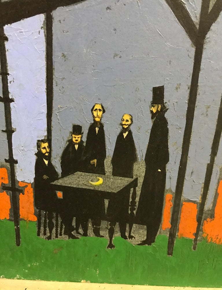 William Webber Signed Original Midcentury Oil Painting "Camera Obscura ...