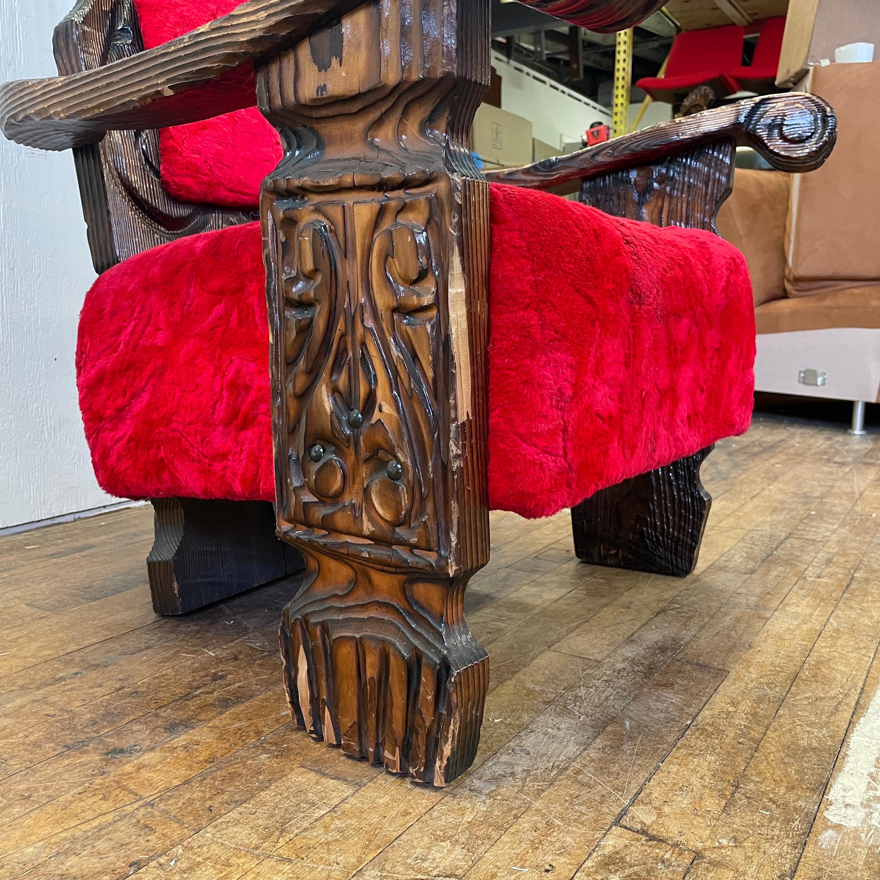 William Westenhaver for Witco Jungle Room King Throne Lounge Chair at ...