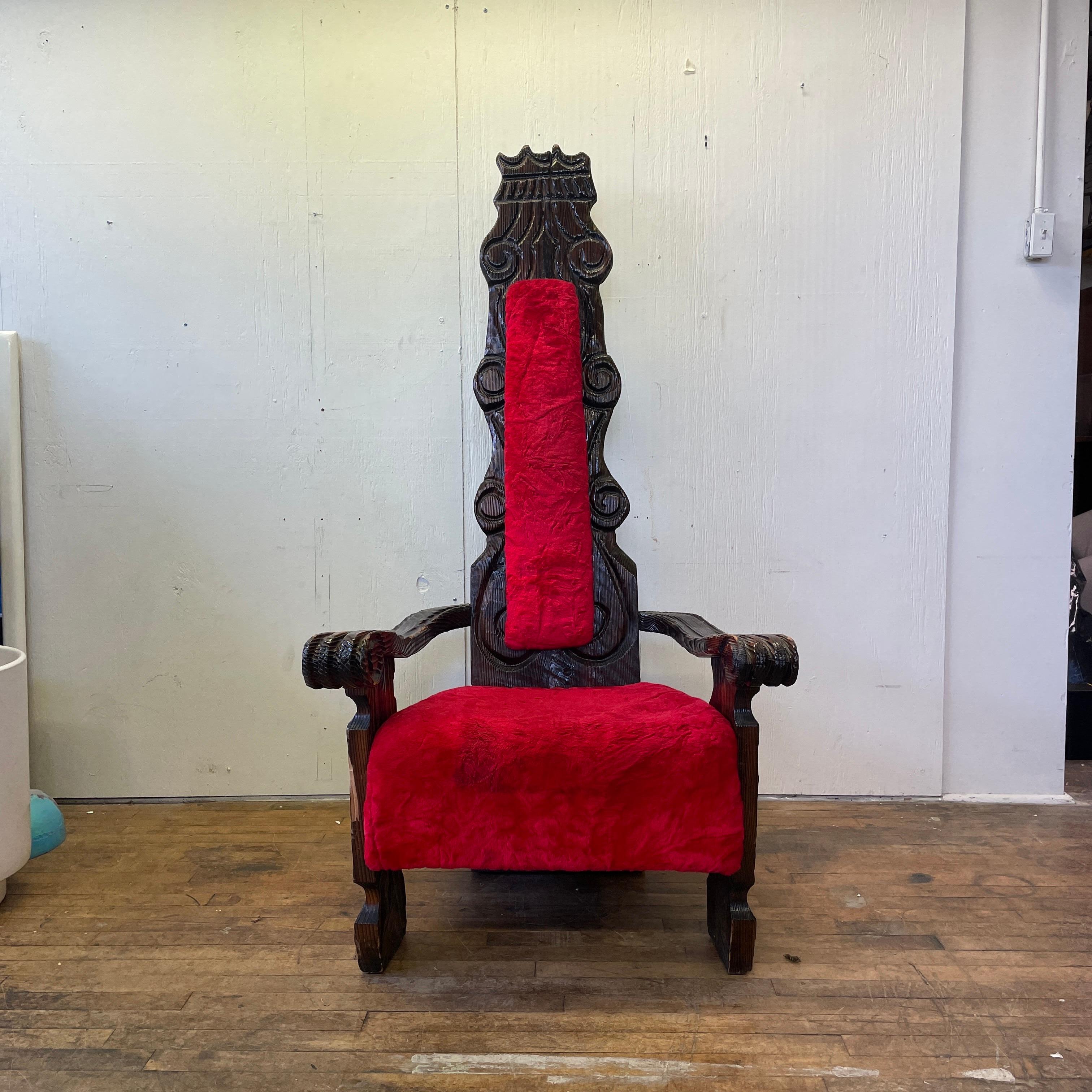 William Westenhaver for Witco Jungle Room King Throne Lounge Chair at ...