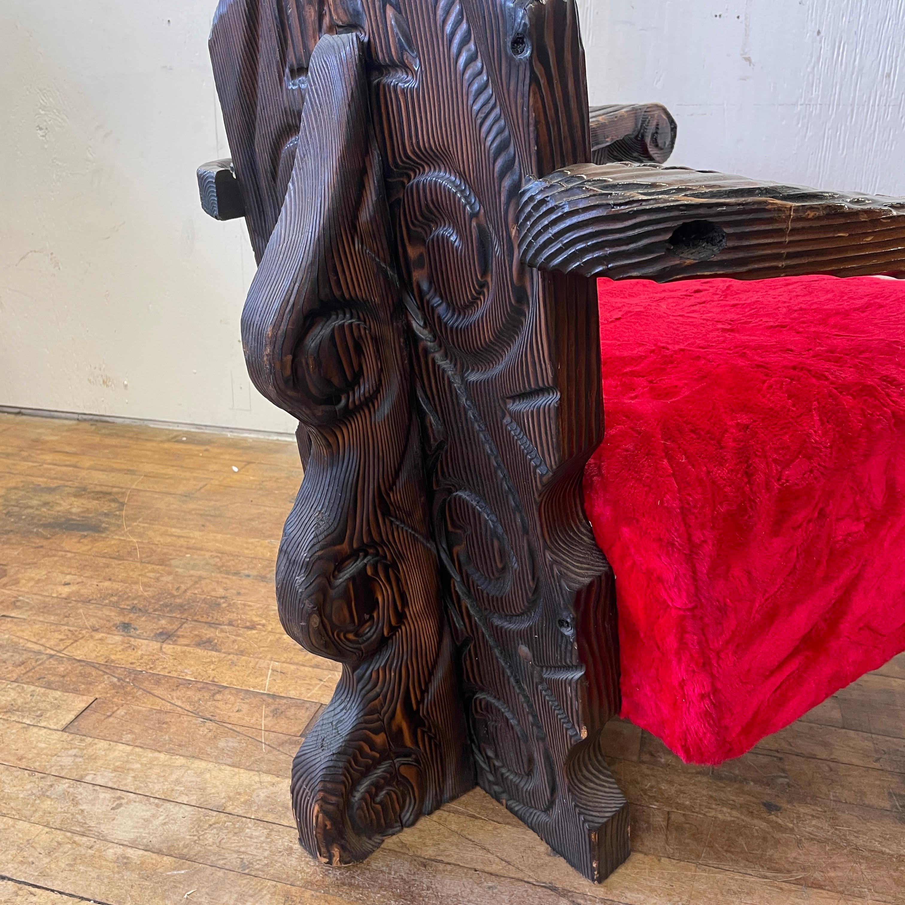 William Westenhaver for Witco Jungle Room King Throne Lounge Chair at ...