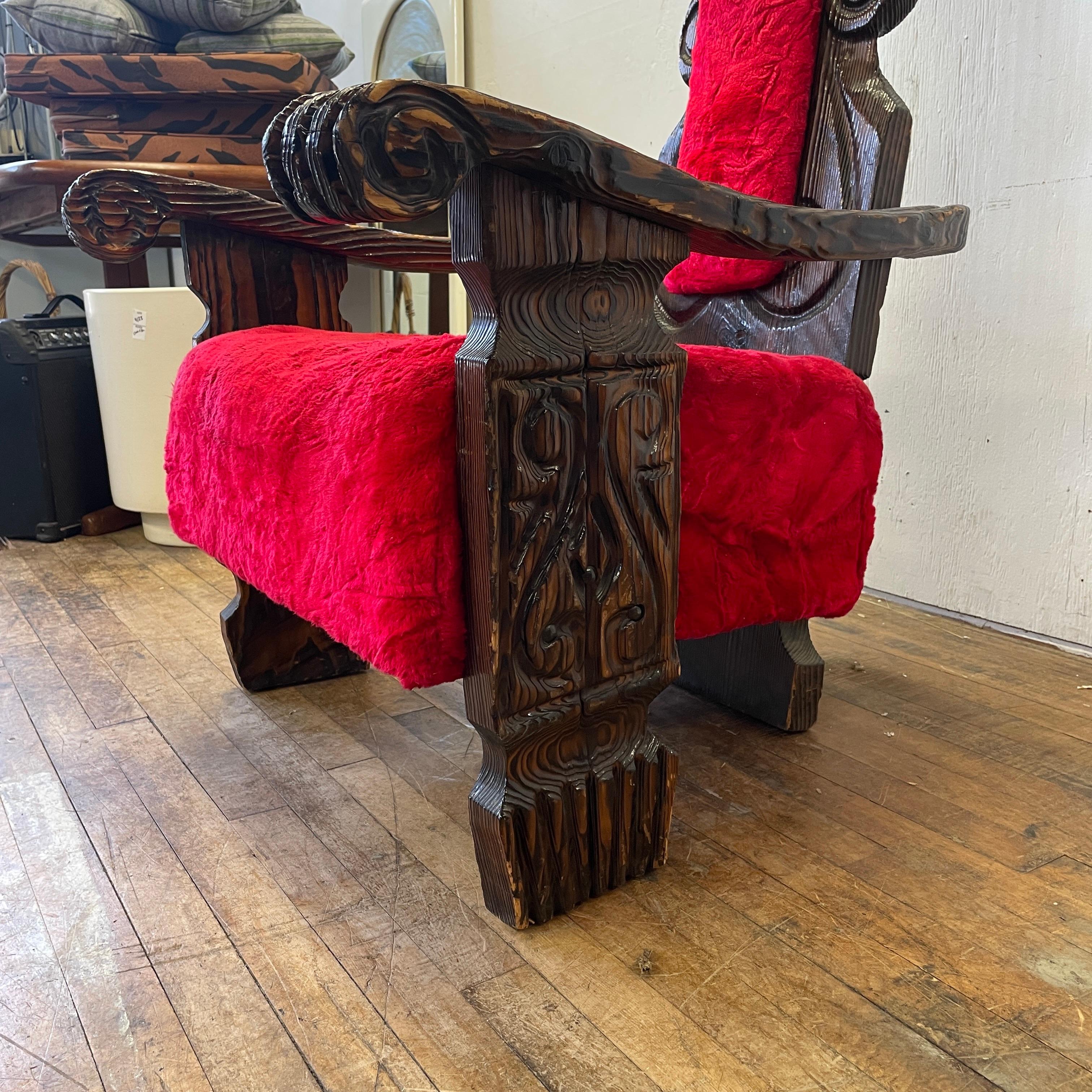 William Westenhaver for Witco Jungle Room King Throne Lounge Chair at ...