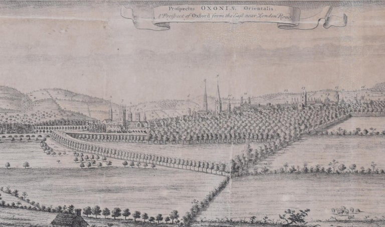 William Williams (painter) - Prospect of Oxford 18th century engraving ...