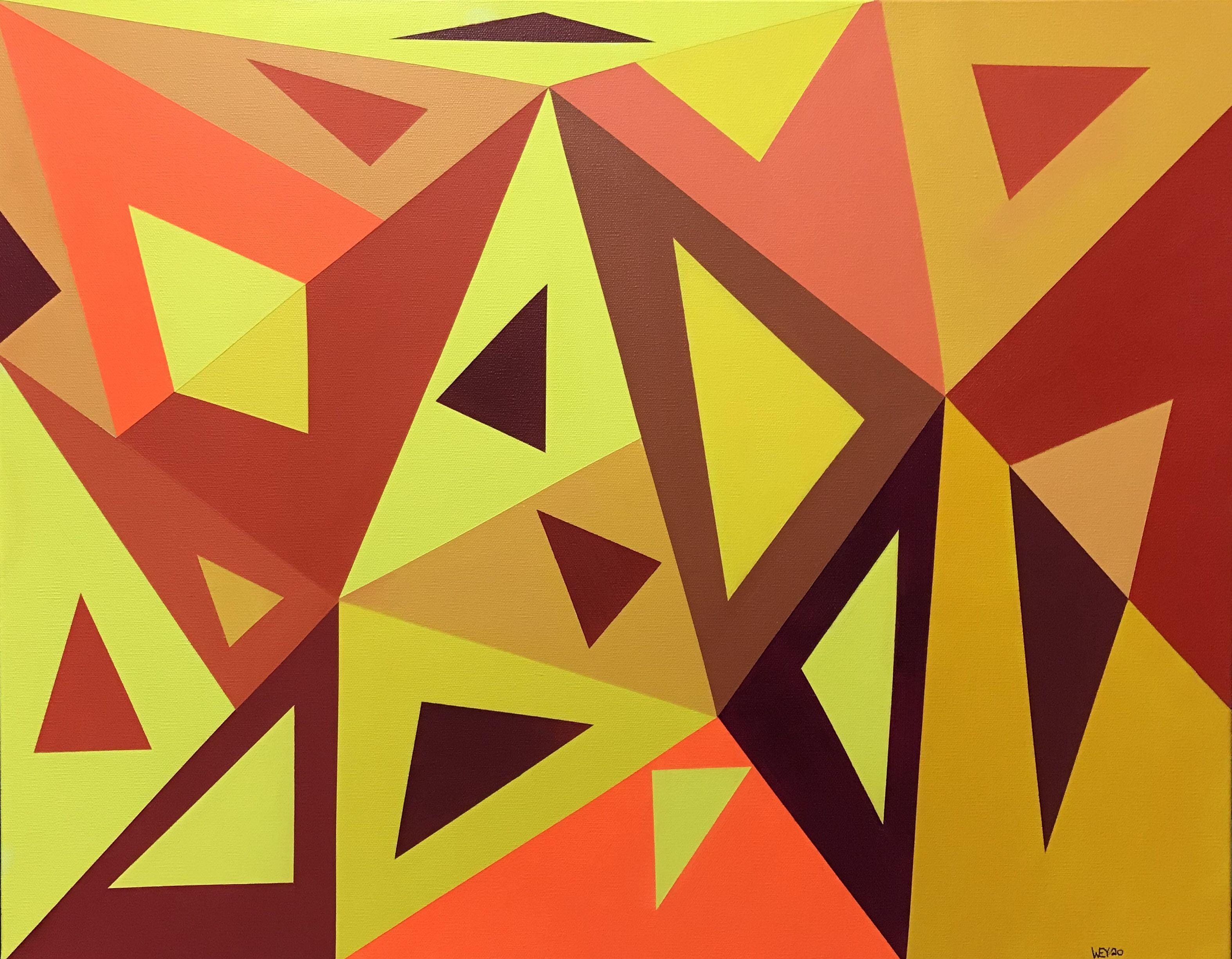 William Yates - Pathway, Painting, Acrylic on Canvas For Sale at 1stDibs