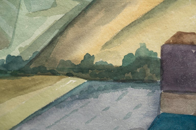 William Zorach Original Watercolor Painting on Paper For Sale at 1stDibs