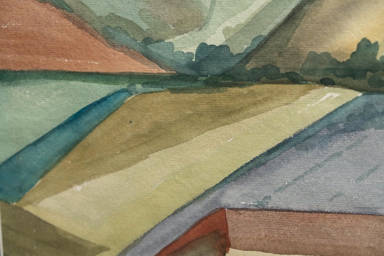 William Zorach Original Watercolor Painting on Paper For Sale at 1stDibs