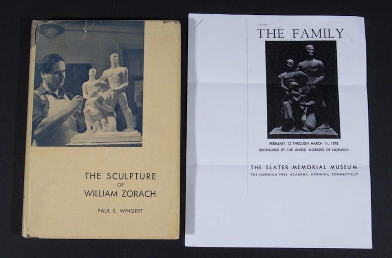 William Zorach - "Pioneer Family" WPA American Modernism Plaster ...